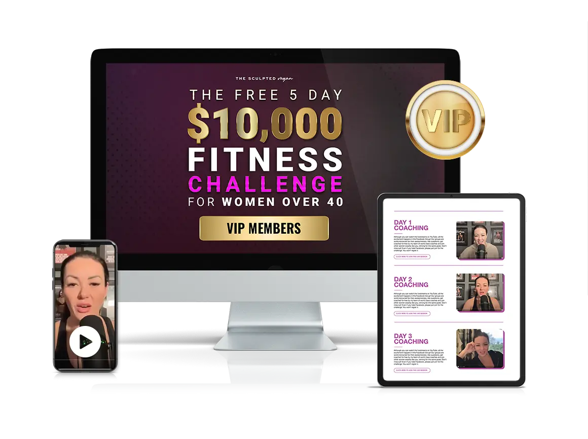 Free Five Day $10K Fitness Challenge VIP Offer page - The Sculpted ...