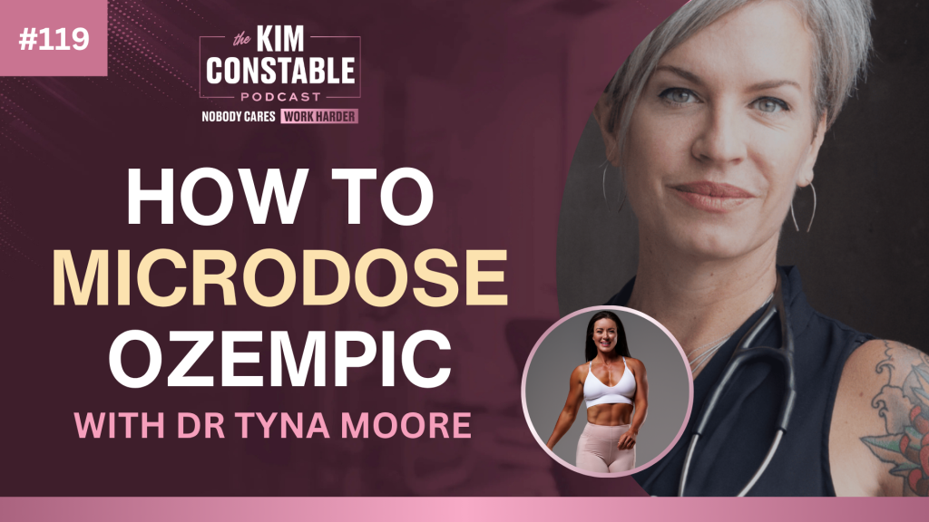 How to Microdose Ozempic or GLP1-s | Interview with Dr Tyna Moore - The Sculpted Vegan - Kim ...